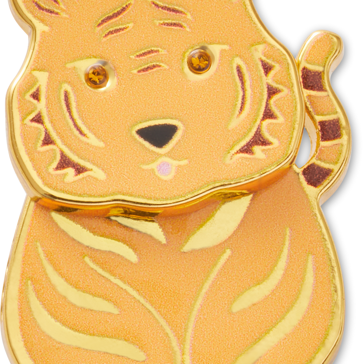 JIBBITZ Gold Tiger – Crocs Jordan