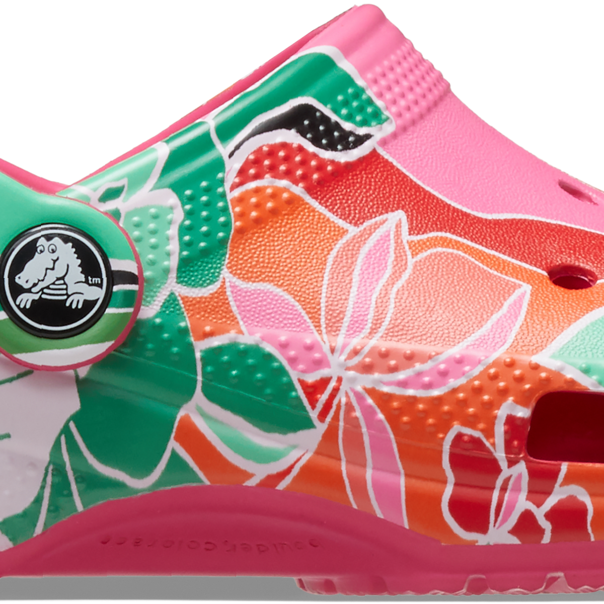 KIDS' Classic Woodcut Floral Clog – Crocs Jordan